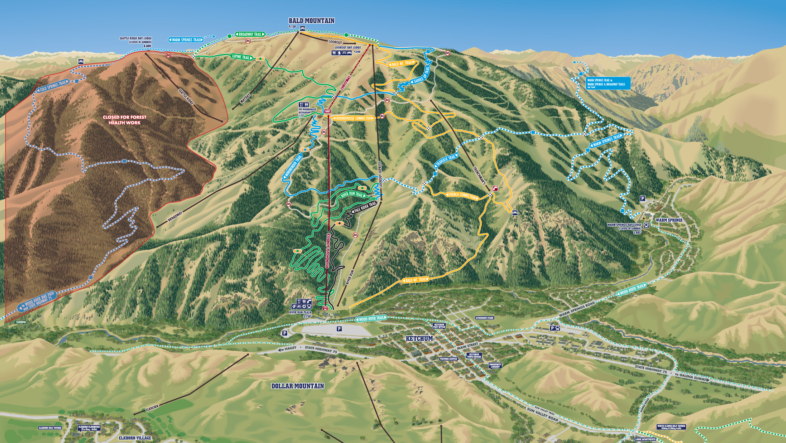 Navigate The Mountain with Our Maps & Guides | Sun Valley