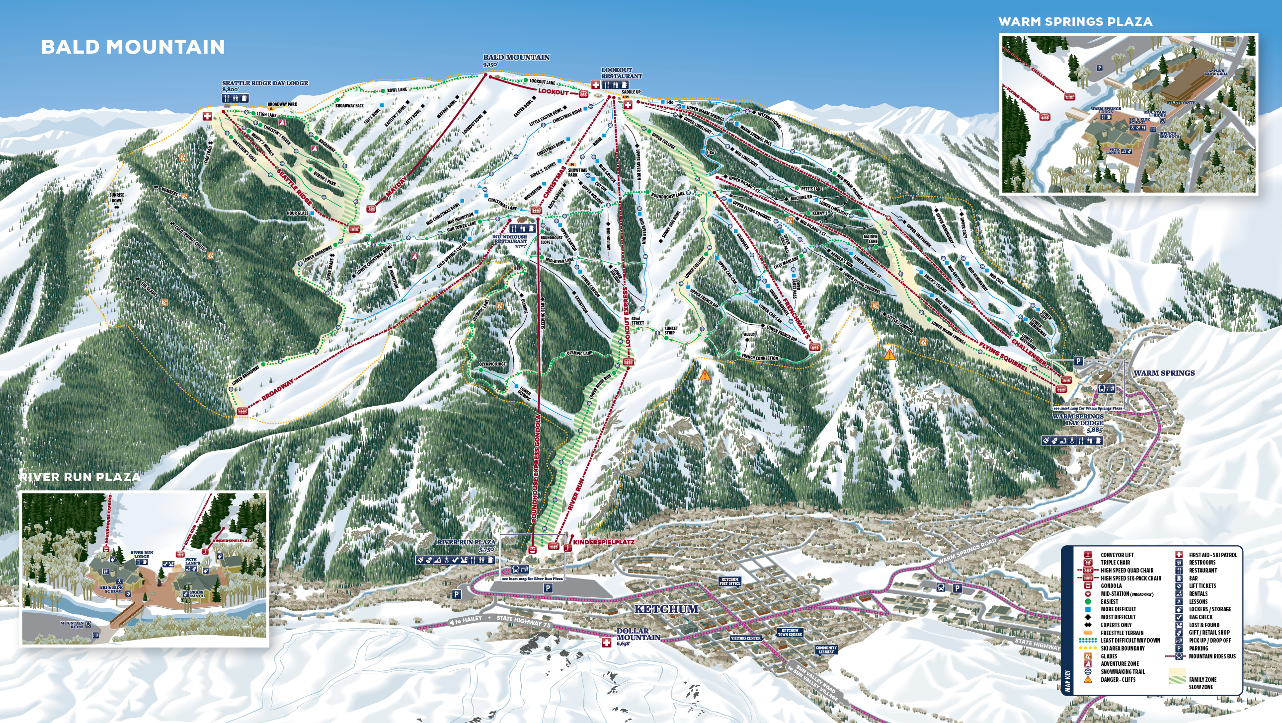 Navigate The Mountain with Our Maps & Guides | Sun Valley